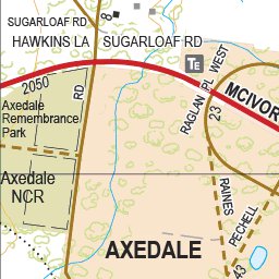 Axedale - Spatial Vision's VicMap Book (North West Edition 8, 2024) Map ...