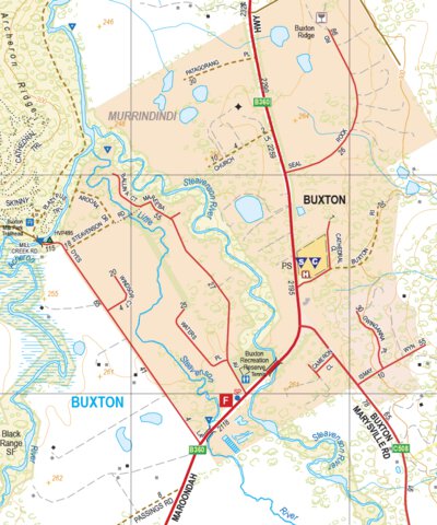 Buxton - Spatial Vision's VicMap Book (North East Edition 7, 2024 ...