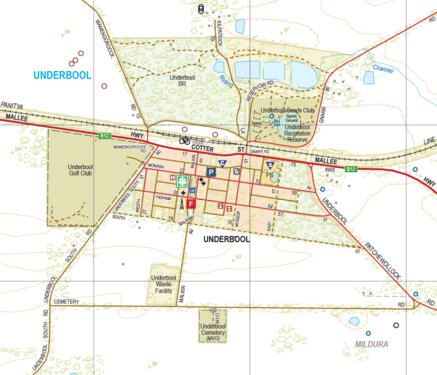 Underbool - Spatial Vision's VicMap Book (North West Edition 8, 2024 ...