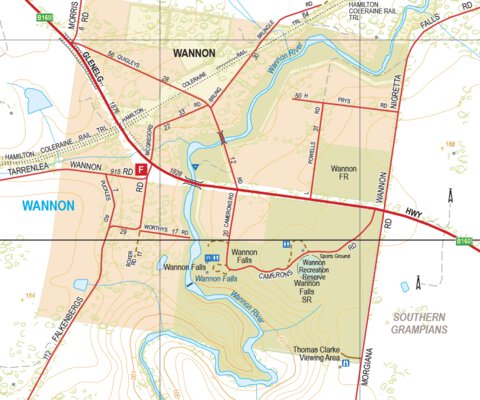 Wannon - Spatial Vision's VicMap Book (South West Edition 8, 2024) Map ...