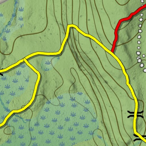 McCulloch Family Open Space Trails Map by Sperry Geospatial LLC ...