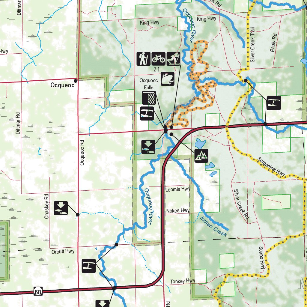 Northern MI All-Outdoors Atlas & Field Guide pg. 150-151 Map by ...