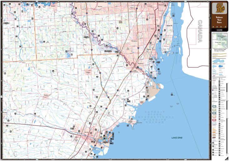 Southern MI All-Outdoors Atlas & Field Guide pg. 160-161 Map by ...