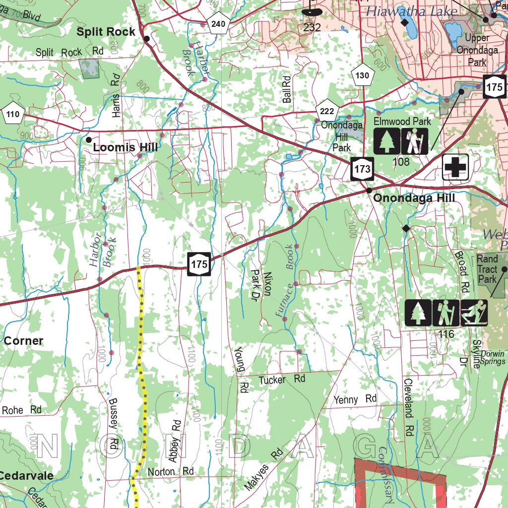 Western NY All-Outdoors Atlas & Field Guide pg. 134-135 Map by ...