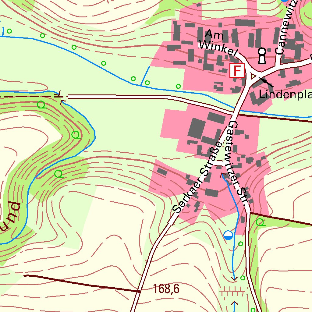Cannewitz, Grimma, Stadt (1:10,000 scale) Map by Staatsbetrieb ...