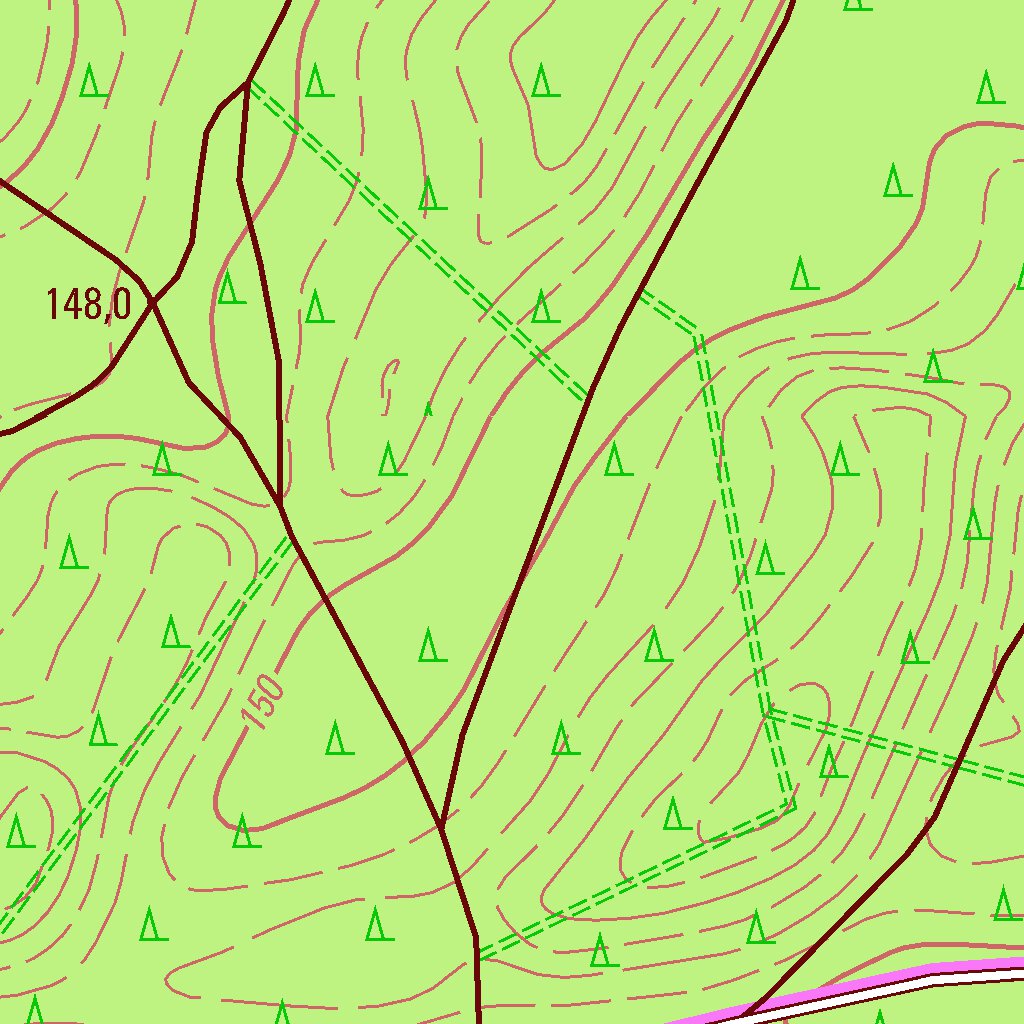 Daubitz, Rietschen (1:10,000 scale) Map by Staatsbetrieb ...