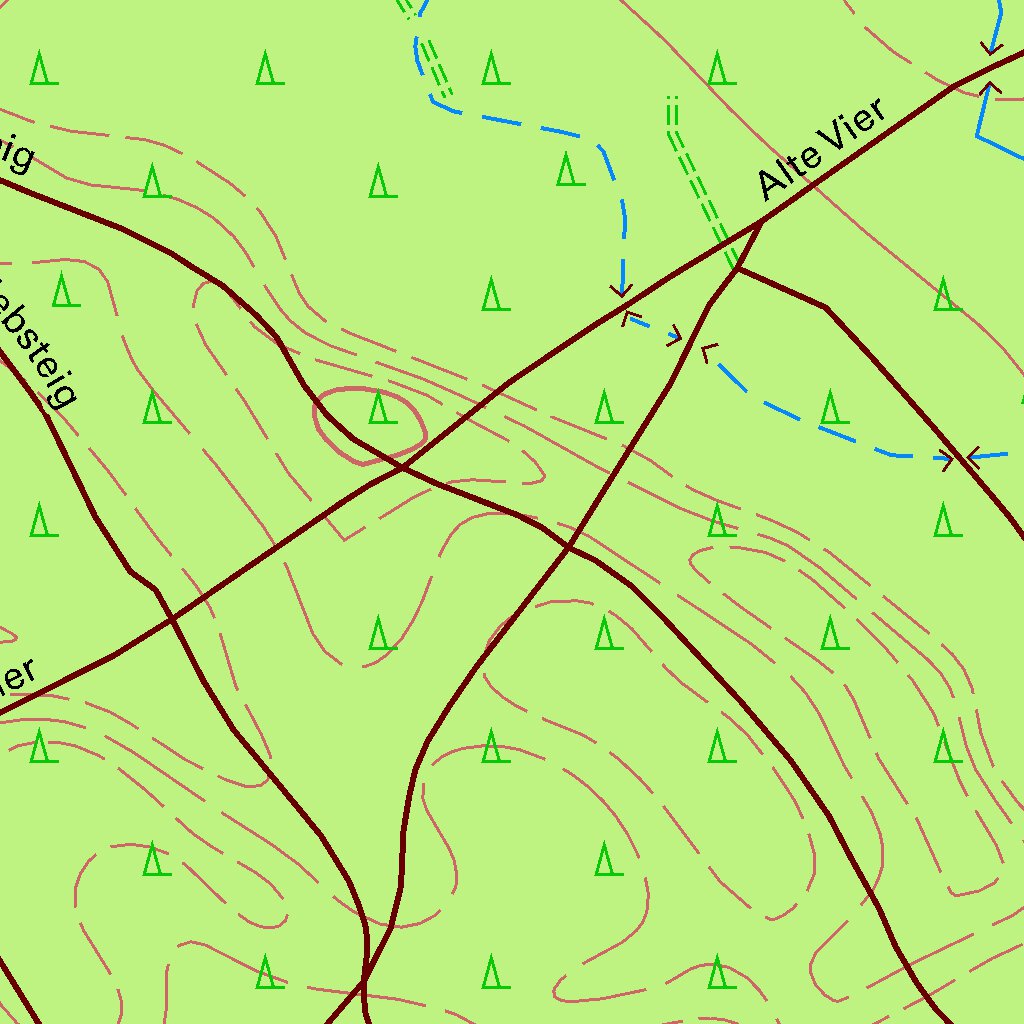Dresdner Heide, Dresden, Stadt (1:10,000 scale) Map by Staatsbetrieb ...
