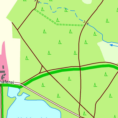 Dürrbach, Boxberg/O.L. (1:10,000 scale) Map by Staatsbetrieb ...