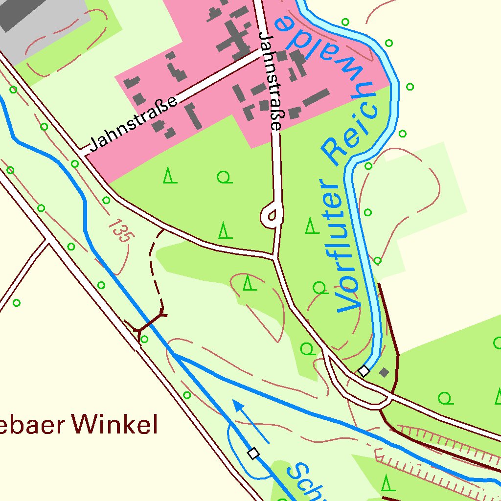 Dürrbach, Boxberg/O.L. (1:10,000 scale) Map by Staatsbetrieb ...
