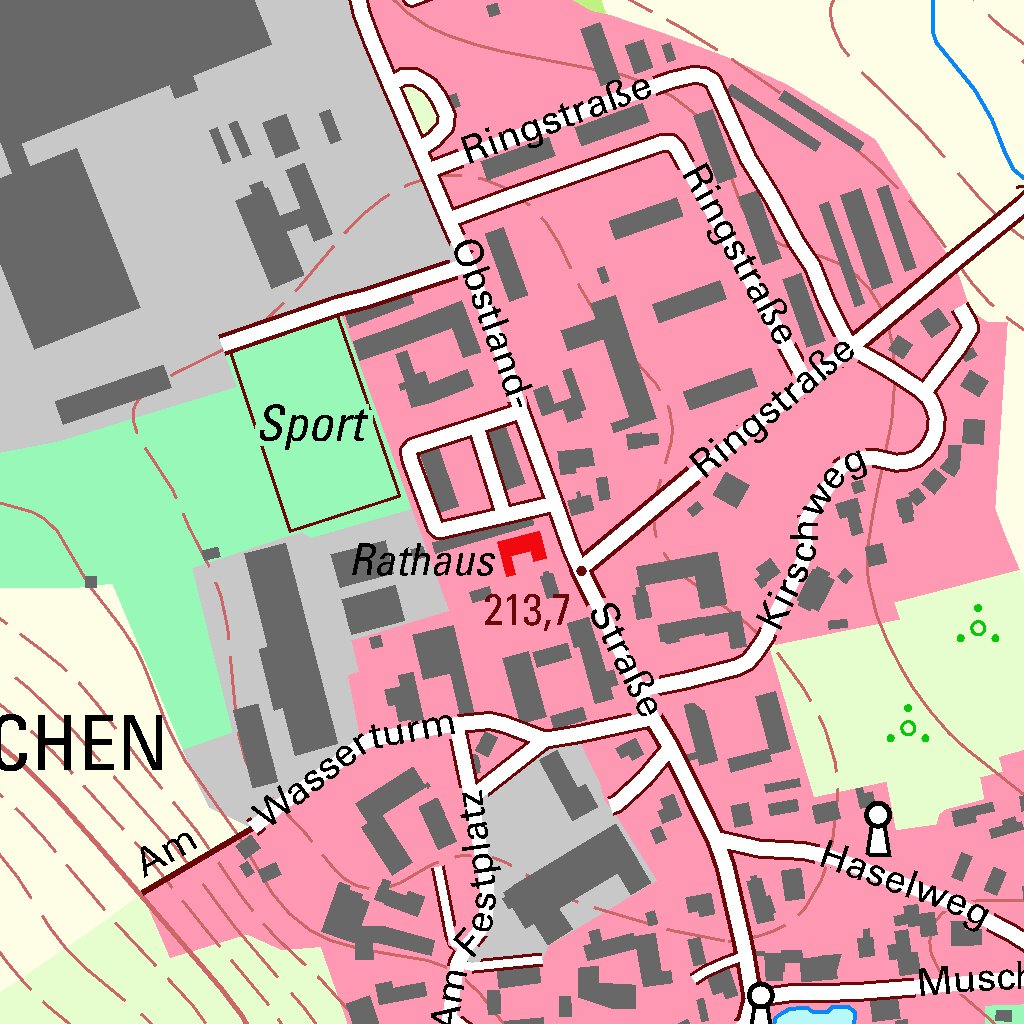 Dürrweitzschen, Grimma, Stadt (1:10,000 scale) Map by Staatsbetrieb ...