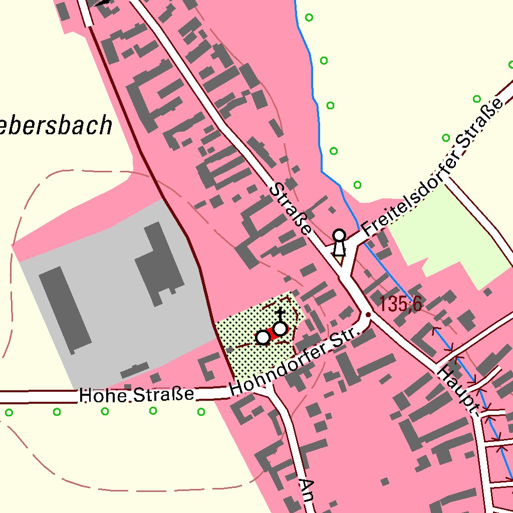 Ebersbach, Ebersbach (1:10,000 scale) Map by Staatsbetrieb ...