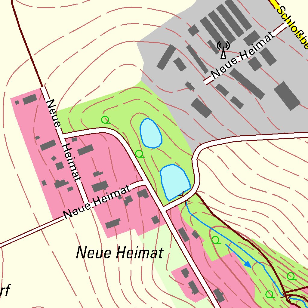 Franken, Waldenburg, Stadt (1:10,000 scale) Map by Staatsbetrieb ...