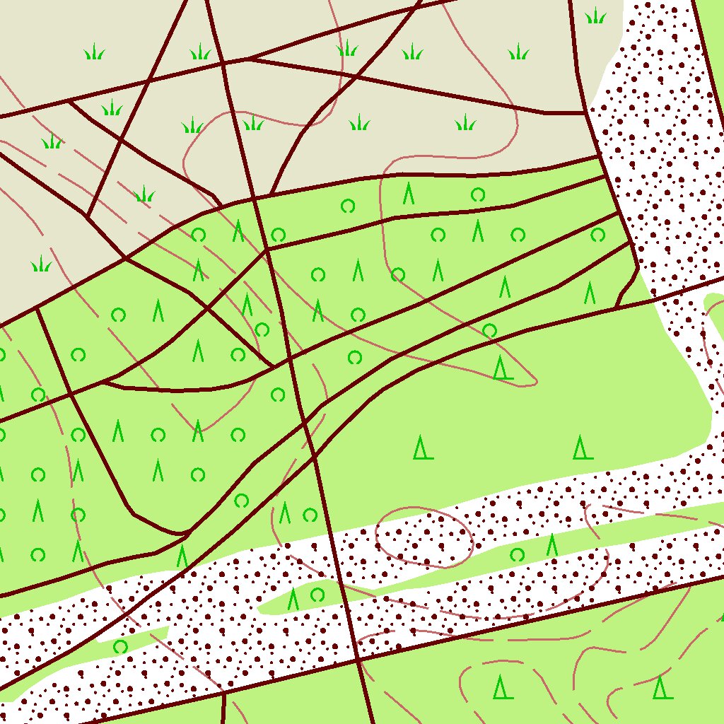 Klein Priebus, Krauschwitz i.d. O.L. 1 (1:10,000 scale) Map by ...