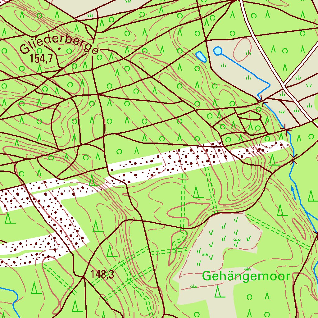 Klein Priebus, Krauschwitz i.d. O.L. (1:25,000 scale) Map by ...
