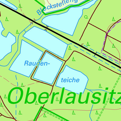Klitten, Boxberg/O.L. (1:10,000 scale) Map by Staatsbetrieb ...