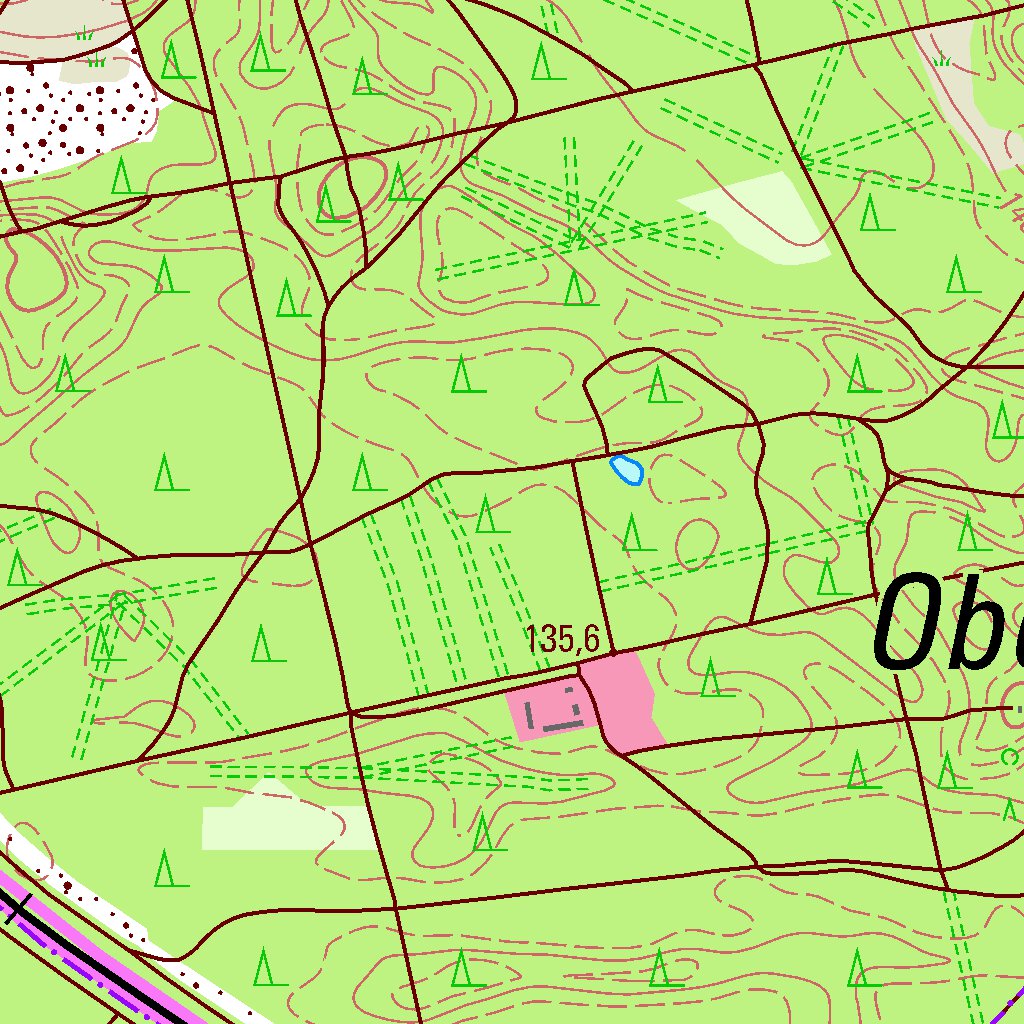 Kringelsdorf, Boxberg/O.L. (1:25,000 scale) Map by Staatsbetrieb ...