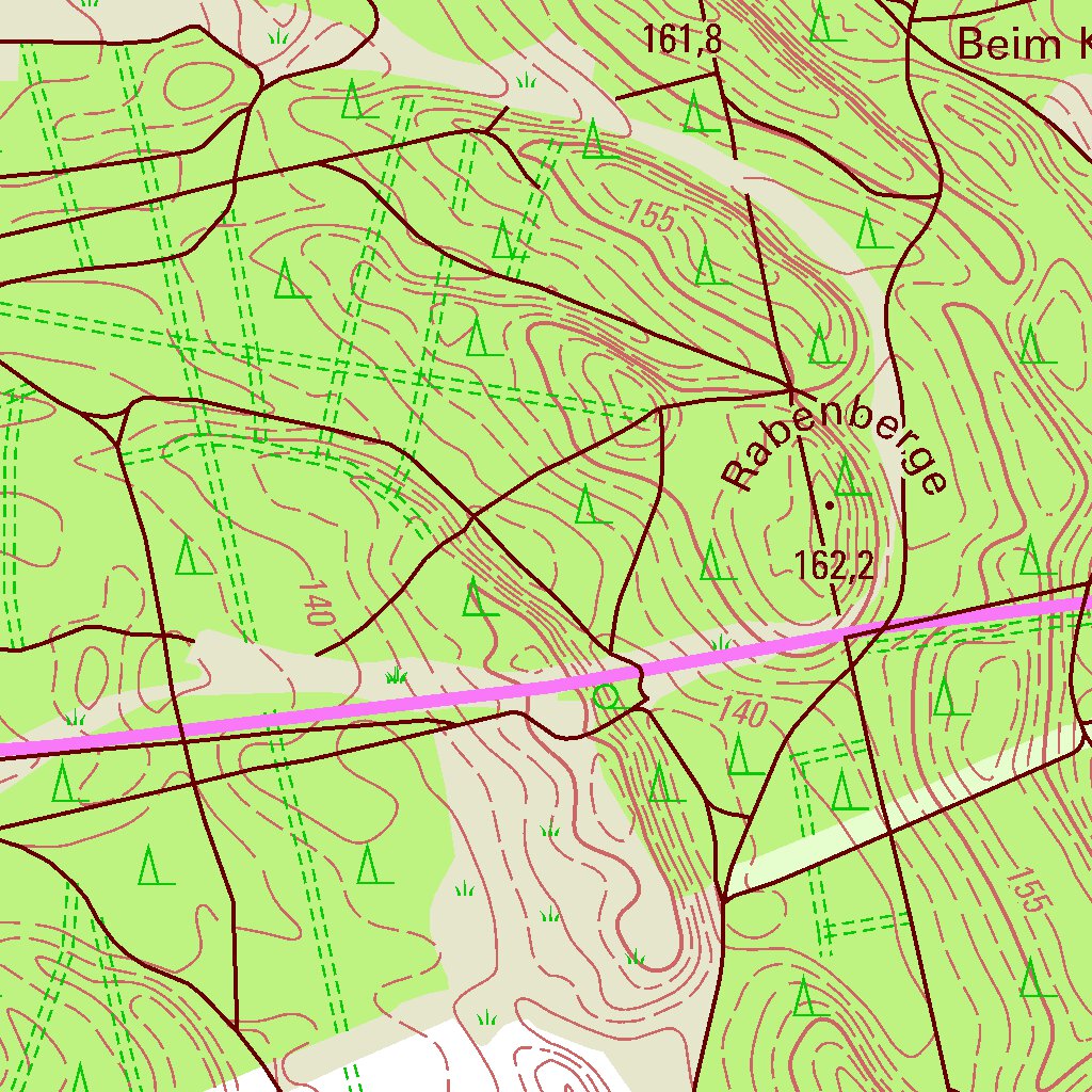 Kringelsdorf, Boxberg/O.L. (1:25,000 scale) Map by Staatsbetrieb ...
