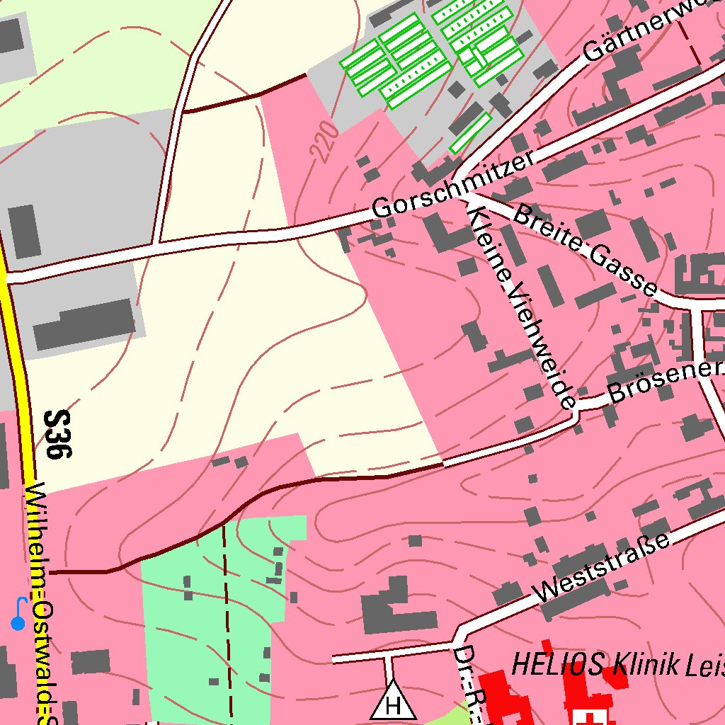 Leisnig, Leisnig, Stadt (1:10,000 scale) Map by Staatsbetrieb ...