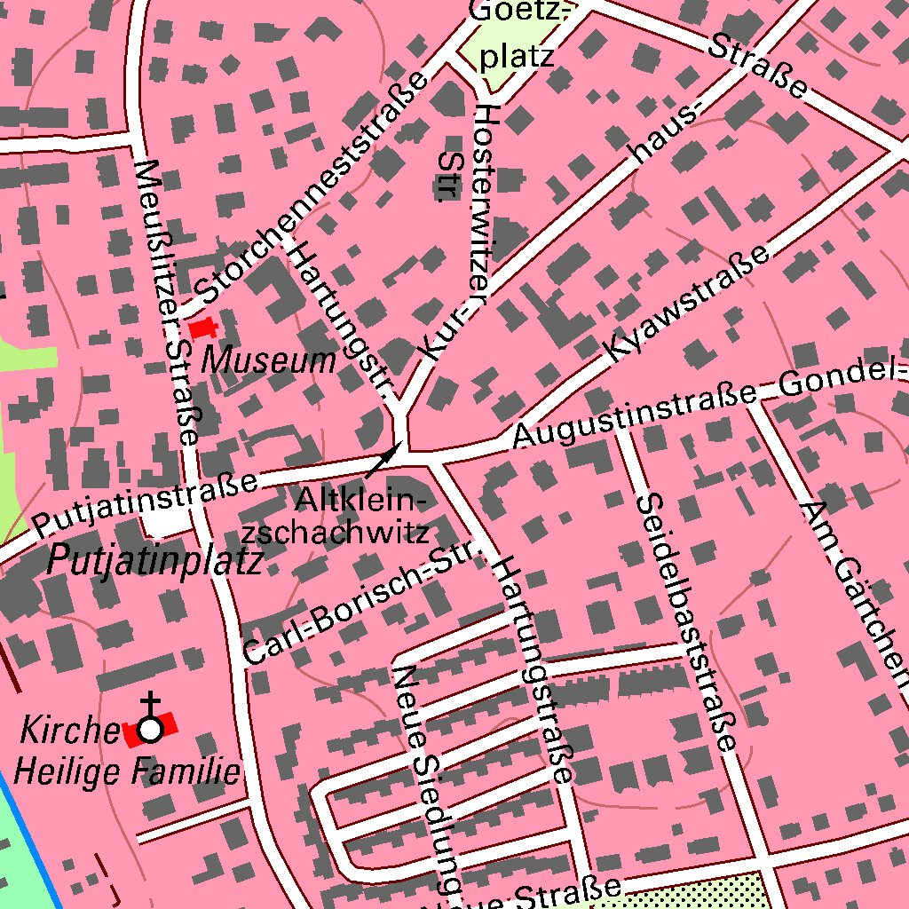 Leuben, Dresden, Stadt (1:10,000 scale) Map by Staatsbetrieb ...