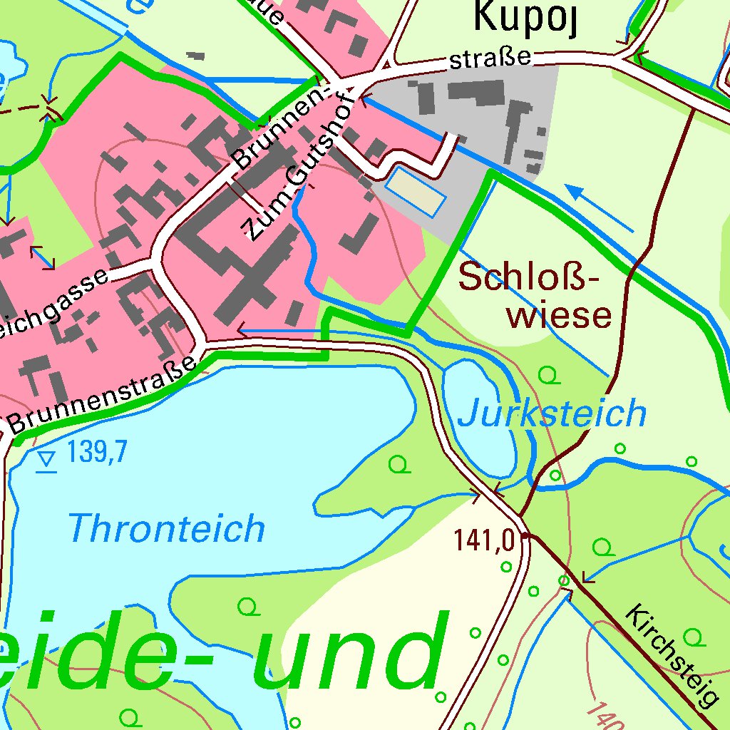 Milkel, Radibor (1:10,000 scale) Map by Staatsbetrieb ...