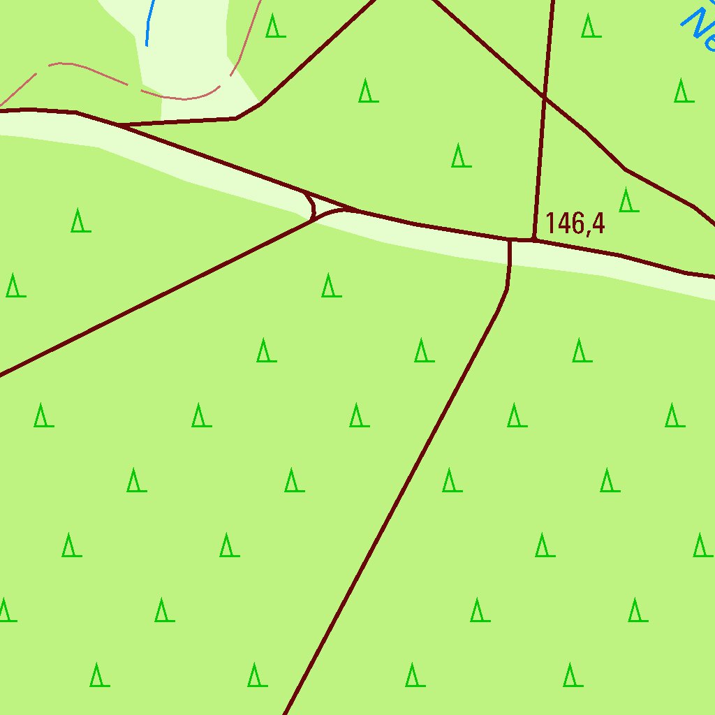 Neudorf, Kreba-Neudorf (1:10,000 scale) Map by Staatsbetrieb ...