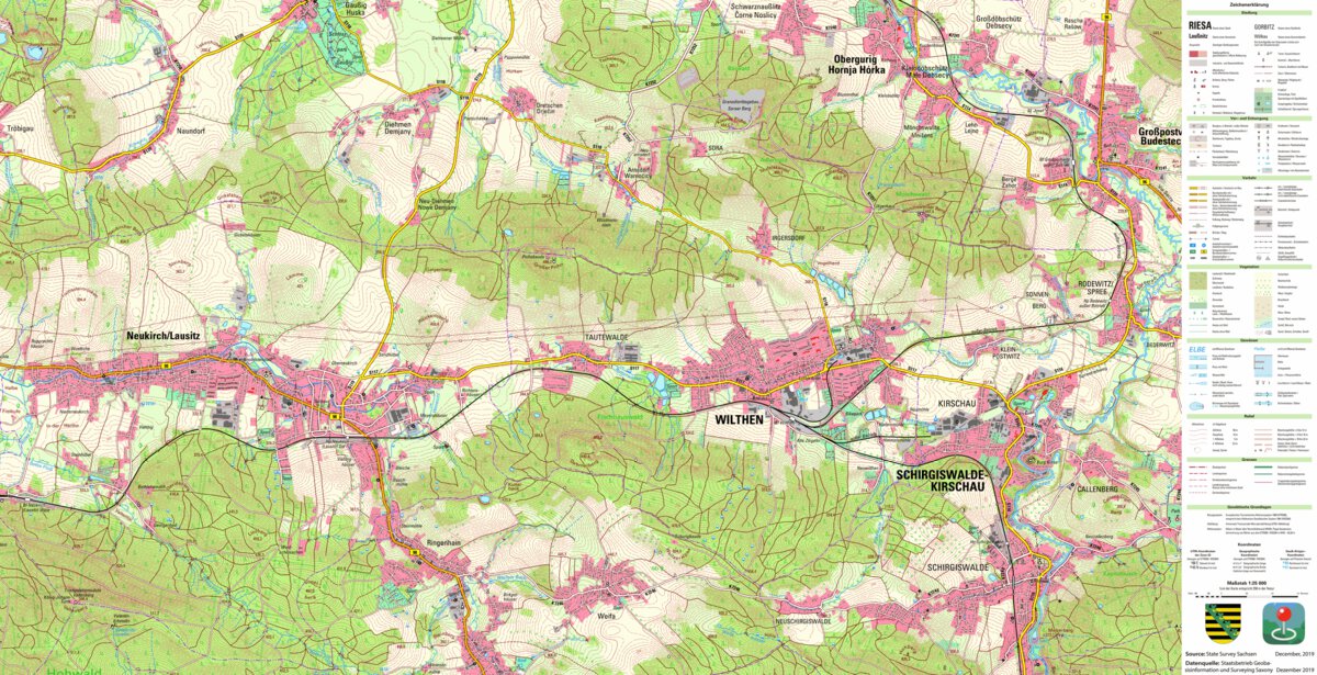 Neukirch/Lausitz, Neukirch/Lausitz (1:25,000 scale) Map by ...