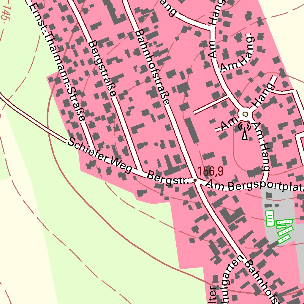 Quersa, Lampertswalde (1:10,000 scale) Map by Staatsbetrieb ...