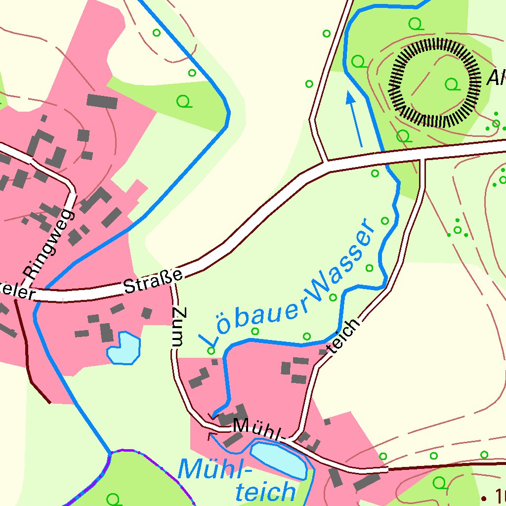 Rackel, Malschwitz (1:10,000 scale) Map by Staatsbetrieb ...