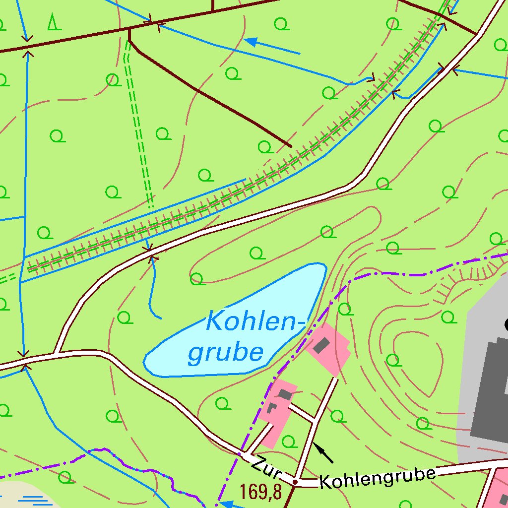 Radibor, Radibor (1:10,000 scale) Map by Staatsbetrieb ...