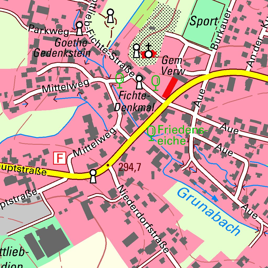 Rammenau, Rammenau (1:10,000 scale) Map by Staatsbetrieb Geobasisinformation und Vermessung ...