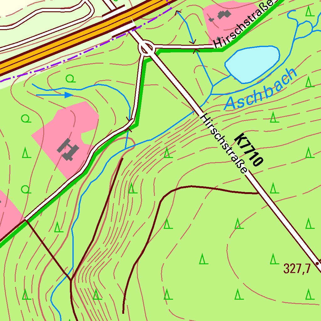 Reichenbach, Großschirma, Stadt (1:10,000 scale) Map by Staatsbetrieb ...
