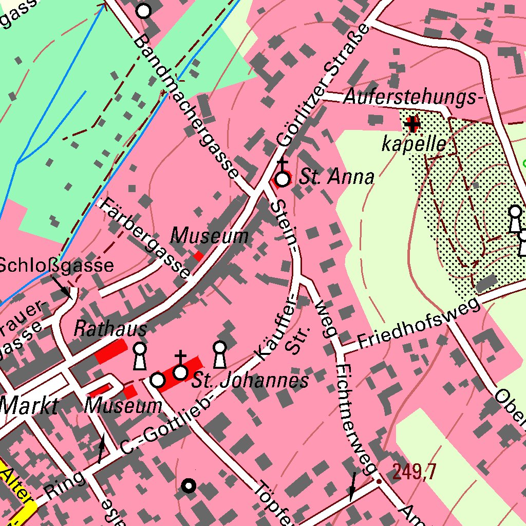 Reichenbach/O.L., Reichenbach/O.L., Stadt (1:10,000 scale) Map by ...