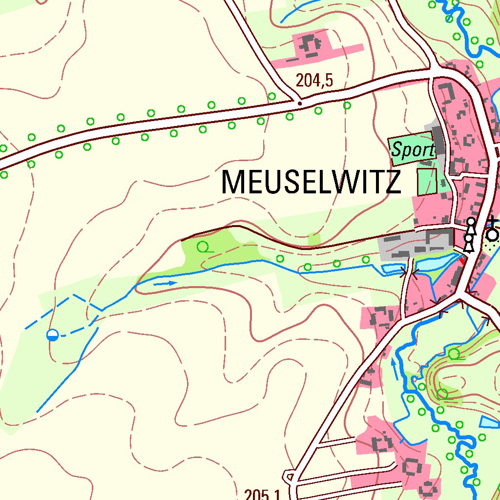 Reichenbach/O.L., Reichenbach/O.L., Stadt (1:25,000 scale) Map by ...
