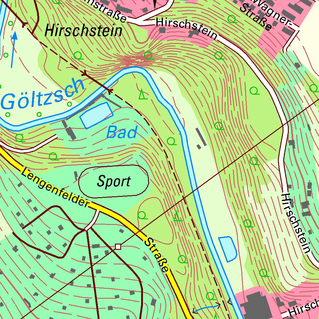 Rotschau, Reichenbach im Vogtland, Stadt (1:10,000 scale) Map by ...