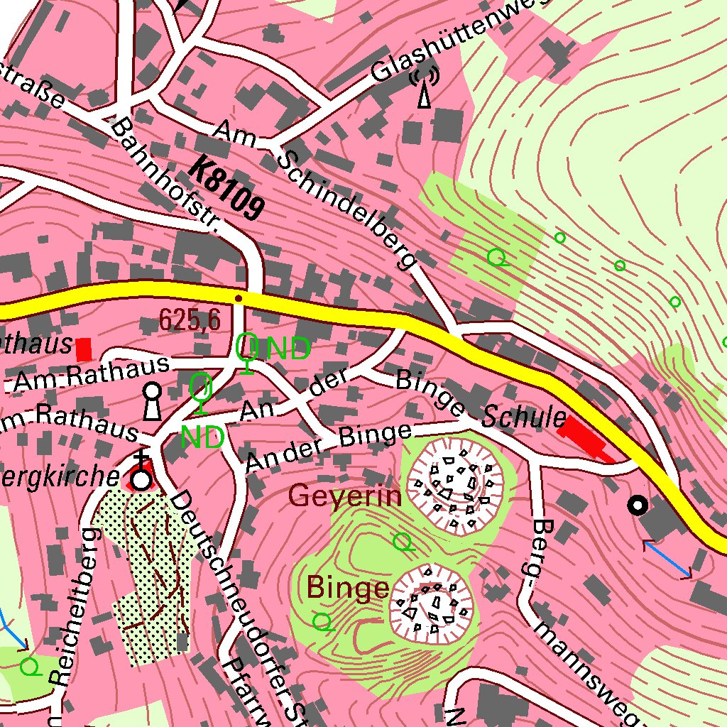 Seiffen/Erzgeb., Kurort, Seiffen/Erzgeb., Kurort (1:10,000 scale) Map ...