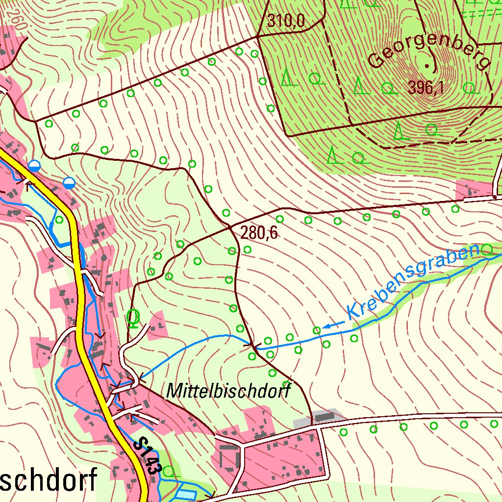 Sohland a. Rotstein, Reichenbach/O.L., Stadt (1:25,000 scale) Map by ...