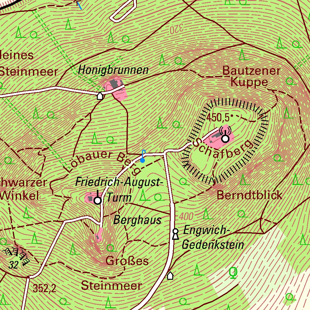 Sohland a. Rotstein, Reichenbach/O.L., Stadt (1:25,000 scale) Map by ...