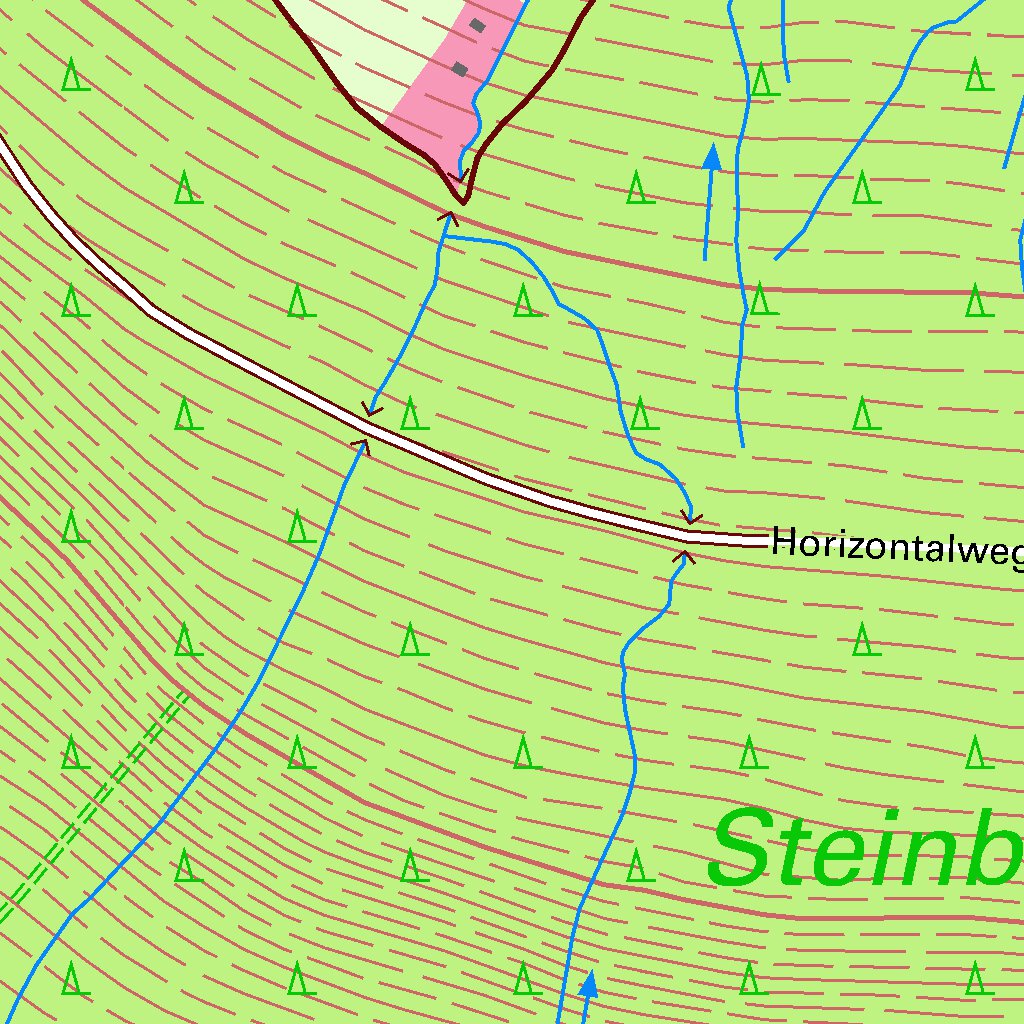 Steinbach, Jöhstadt, Stadt (1:10,000 scale) Map by Staatsbetrieb ...