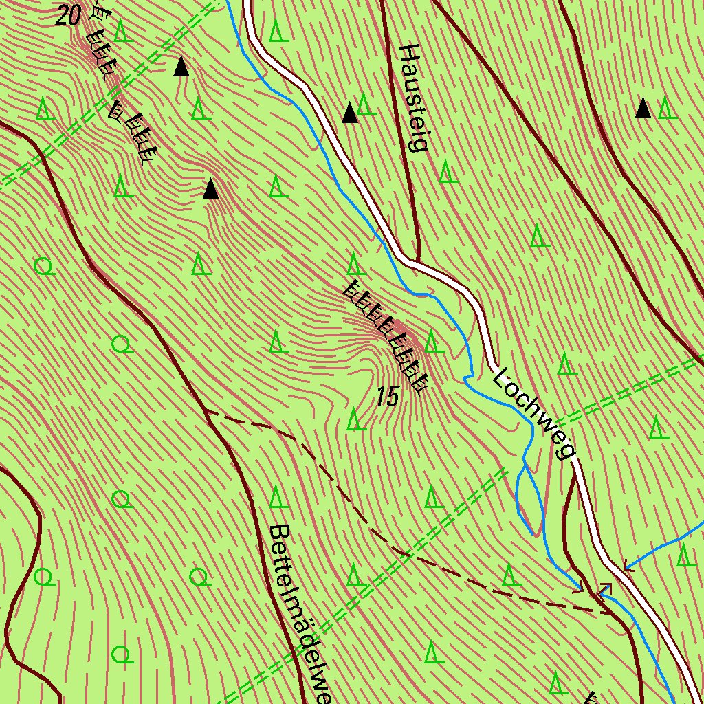 Steinbach, Jöhstadt, Stadt (1:10,000 scale) Map by Staatsbetrieb ...