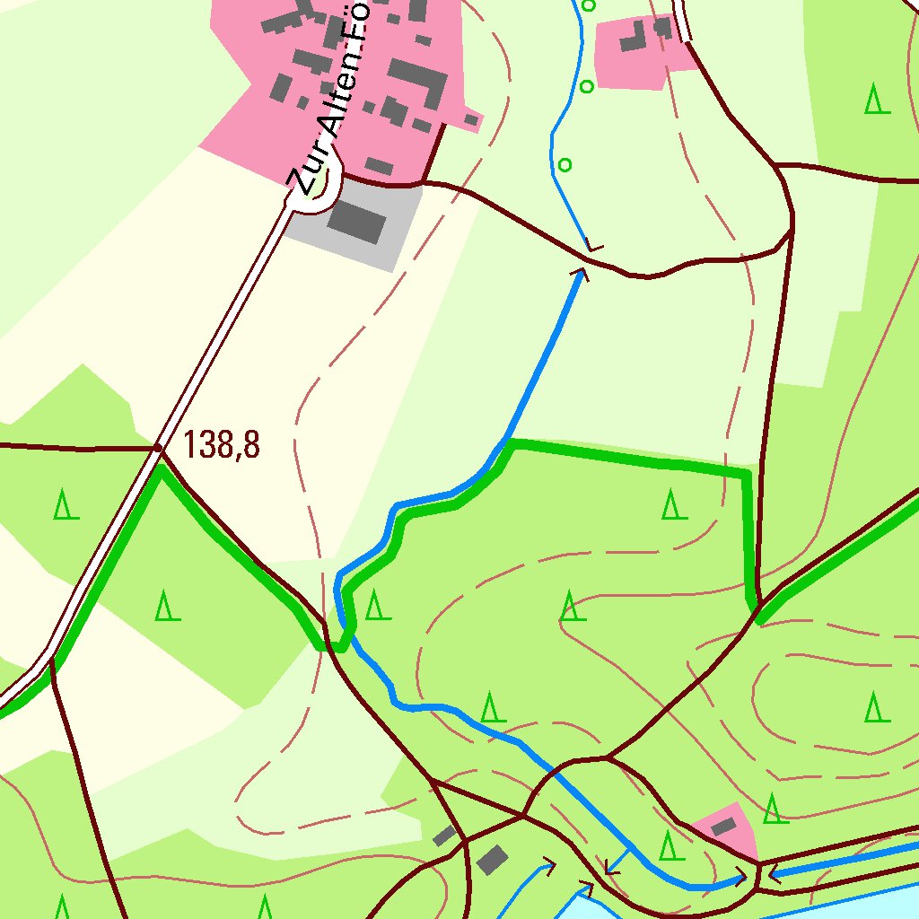 Tauer, Boxberg/O.L. (1:10,000 scale) Map by Staatsbetrieb ...