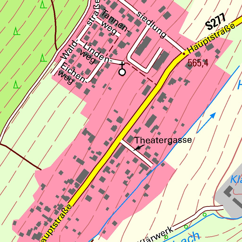 Wildenau, Steinberg (1:10,000 scale) Map by Staatsbetrieb ...