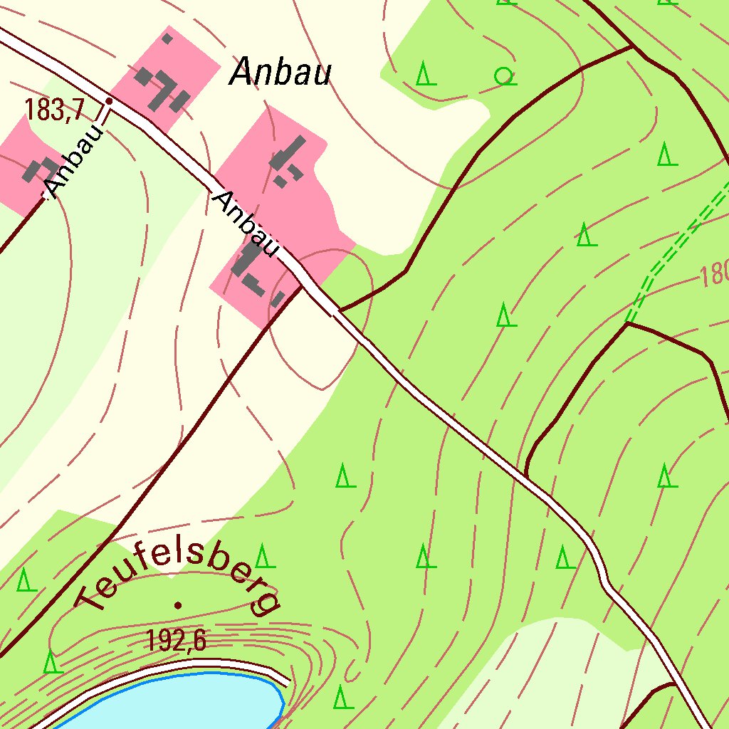 Zschornau, Kamenz, Stadt (1:10,000 scale) Map by Staatsbetrieb ...