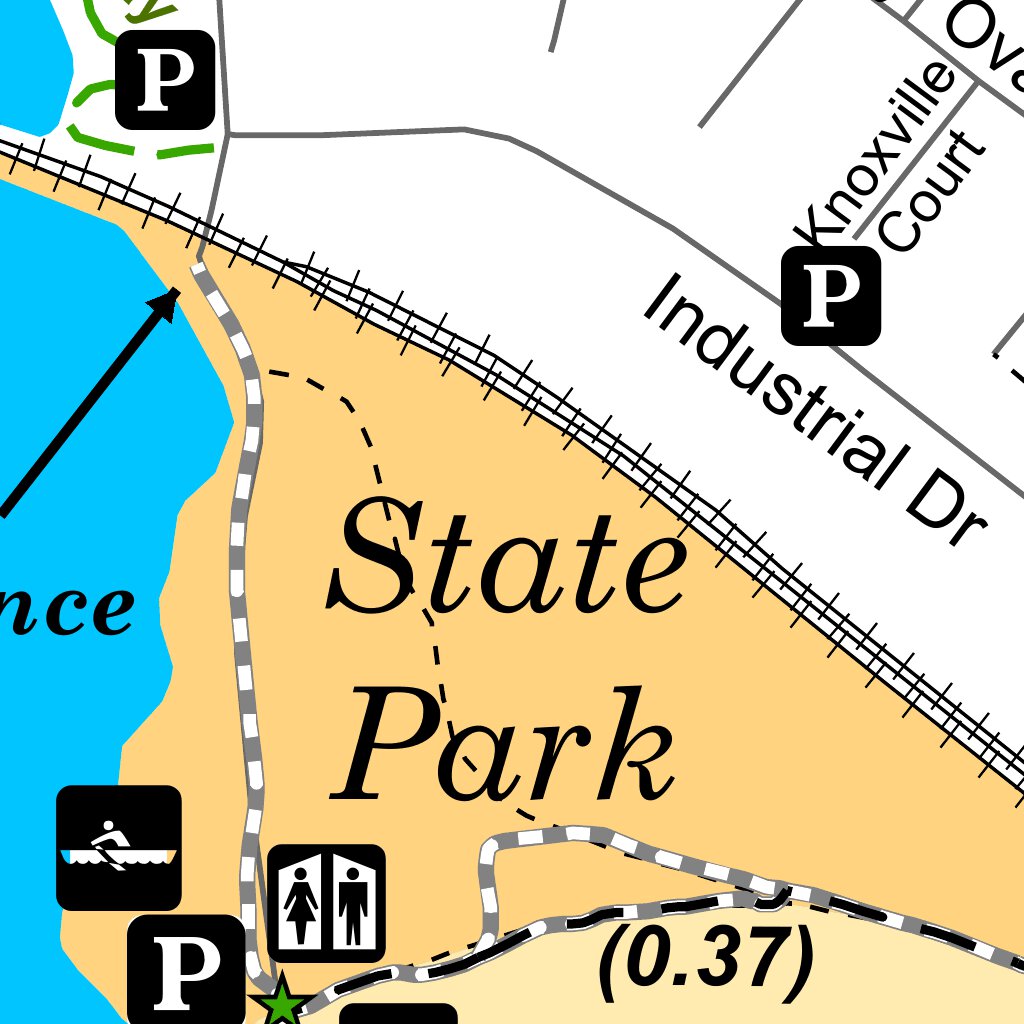 Bluff Point State Park Map by State of Connecticut DEEP | Avenza Maps
