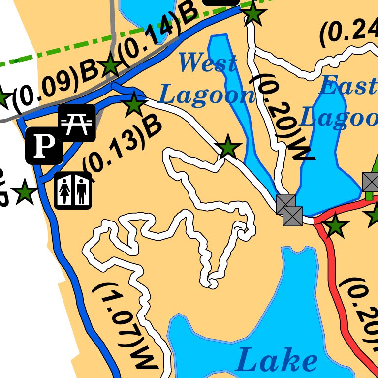 Collis P. Huntington State Park Map by State of Connecticut DEEP ...