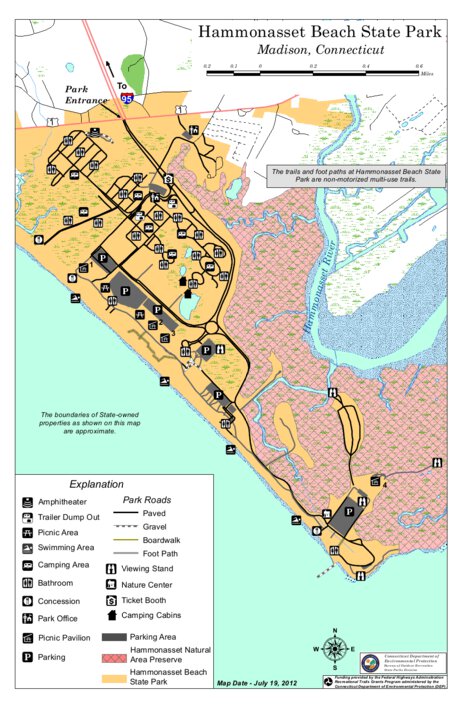 Hammonasset Beach State Park Map by State of Connecticut DEEP | Avenza Maps
