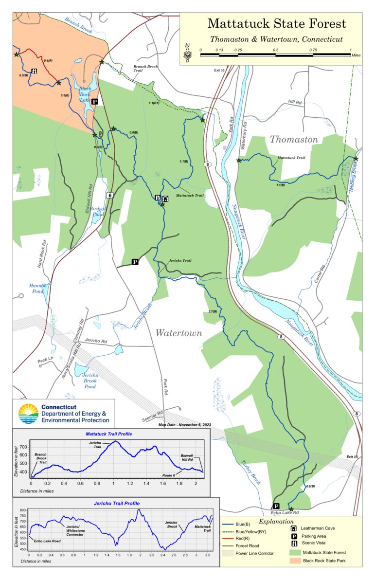 Mattatuck State Park Map by State of Connecticut DEEP | Avenza Maps