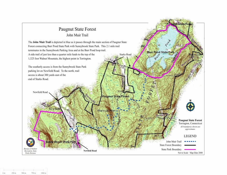 Paugnut State Forest Map by State of Connecticut DEEP | Avenza Maps