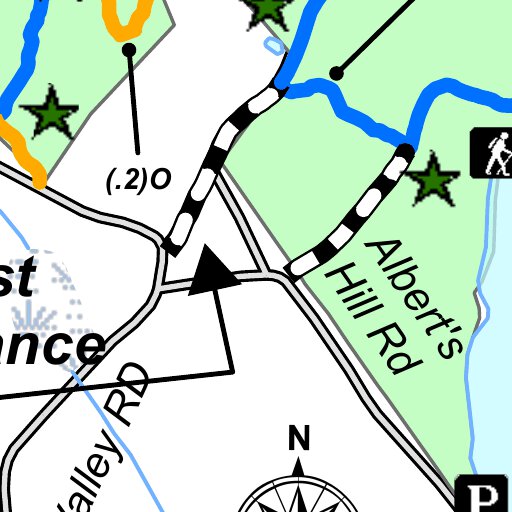 Paugussett State Forest North Map by State of Connecticut DEEP | Avenza ...