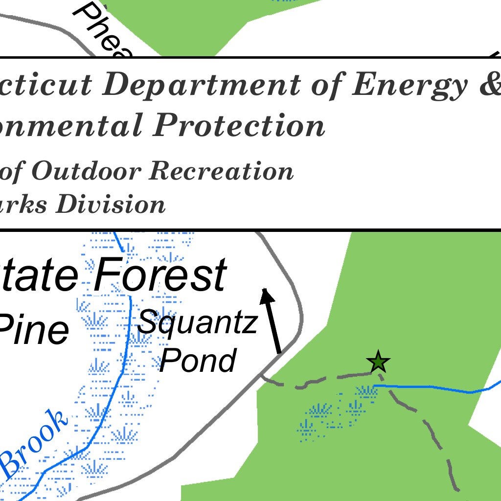 Squantz Pond State Park Map by State of Connecticut DEEP | Avenza Maps