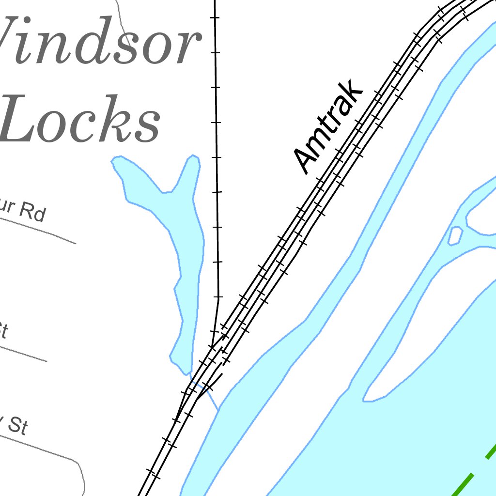 Windsor Locks Canal Trail - North Map by State of Connecticut DEEP ...